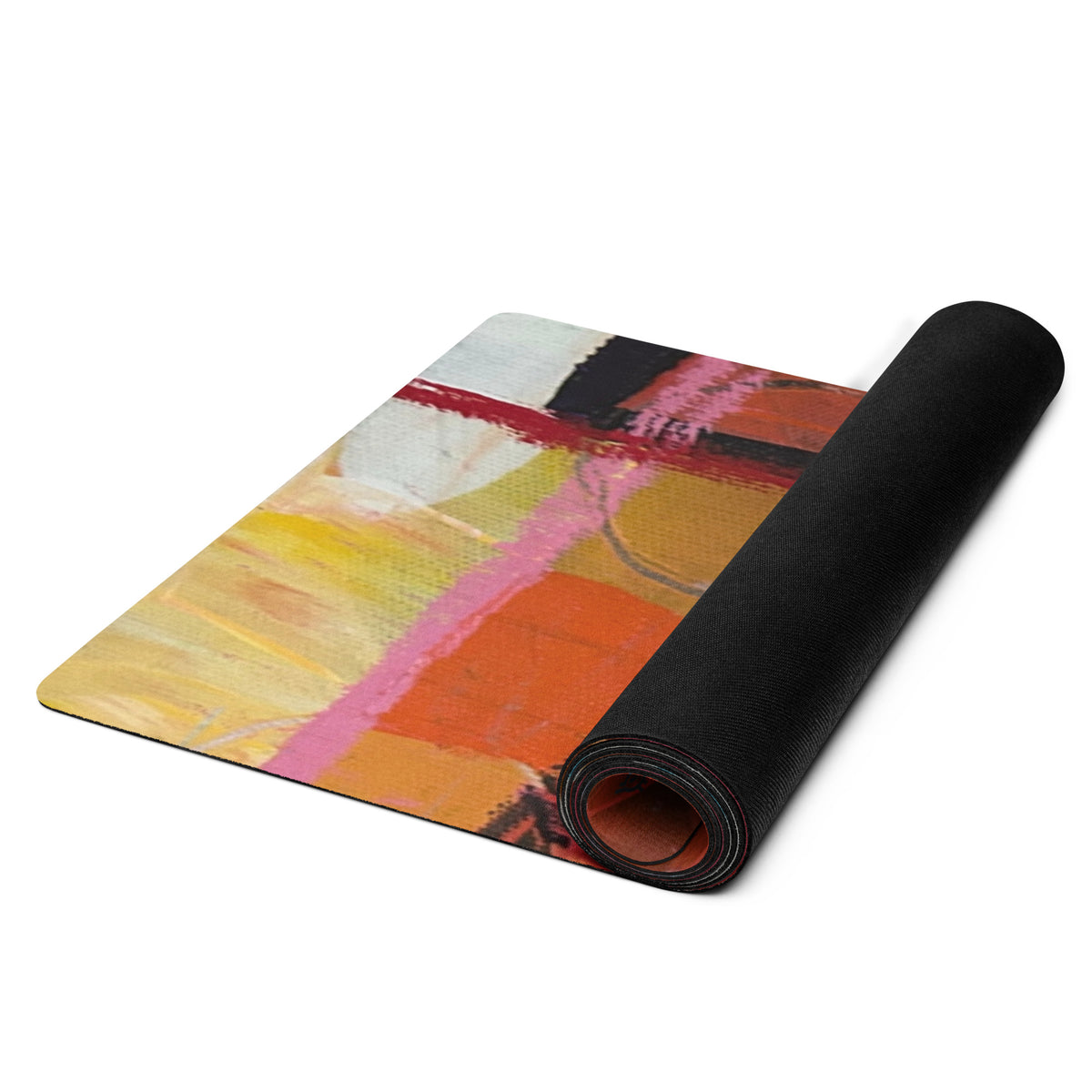 Yoga Mat w Circles in the Sand | Whimsy Fit