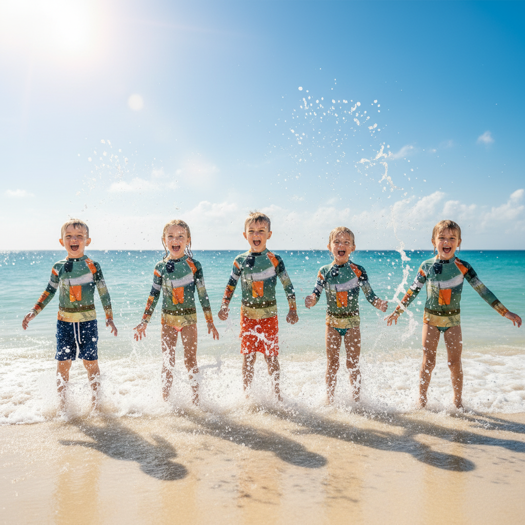 Kids Rash Guard/Bathing Suits | Whimsy Fit